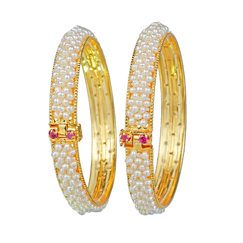 The Elegance of Gold Pearl Bangles: Explore Timeless Beauty Online | by ...