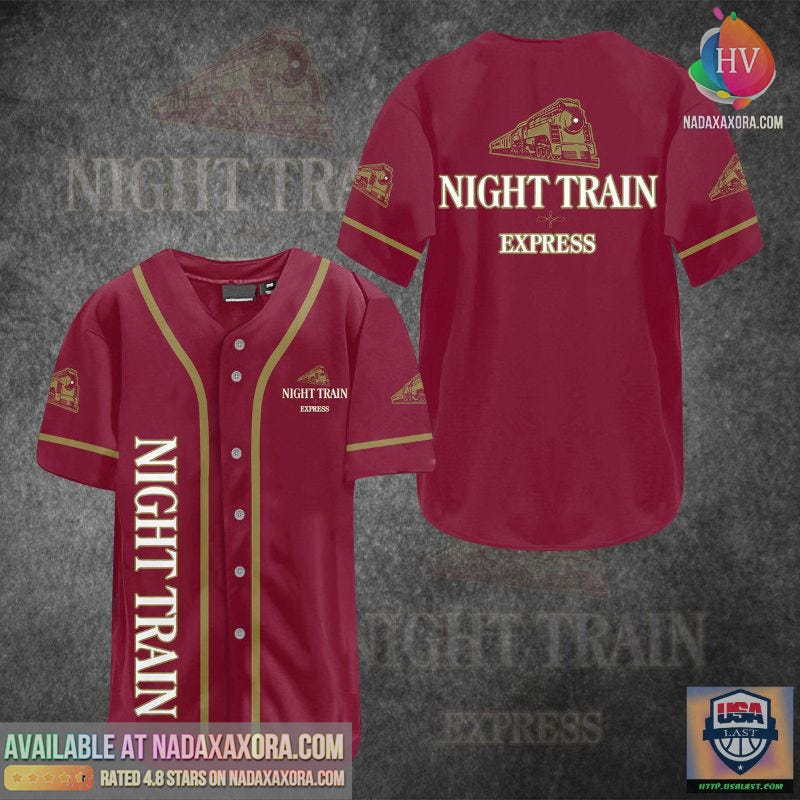 Night Train Express Baseball Jersey-210727 #Baseball #Jersey #Outfit # ...