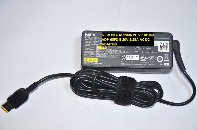 NEW 20V 3.25A AC DC ADAPTER NEC PC-VP-BP103 ADP-65FD E ADP004 - Qwwservice - Medium