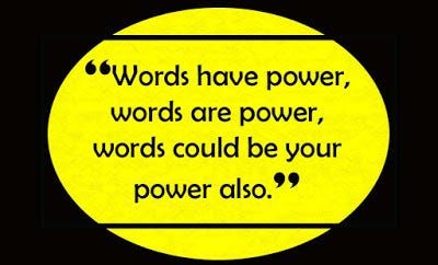 Power Of Words Quotes Famous