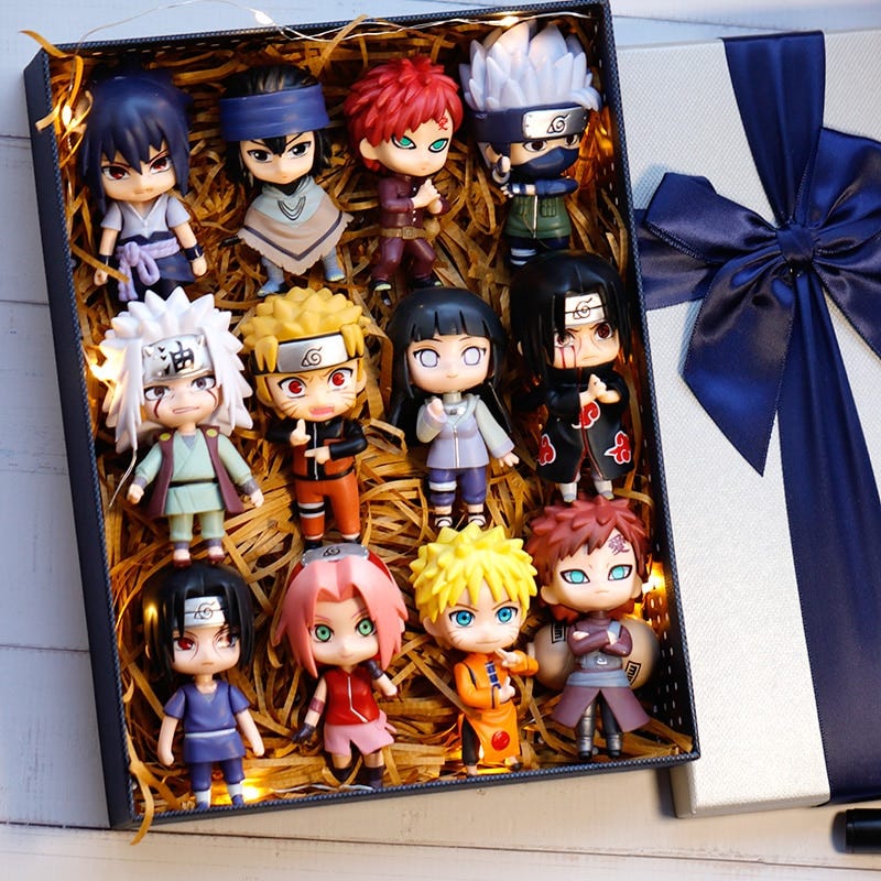 Best Deals! New 12pcs/set Anime Figure Naruto Shippuden Hinata Sasuke ...