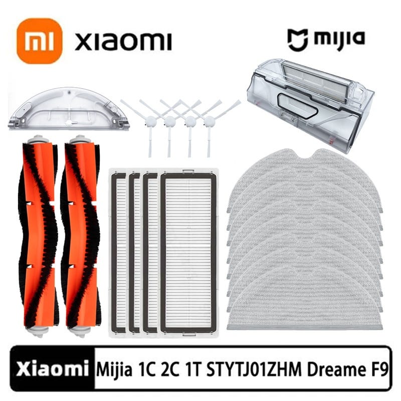 Review Xiaomi Mijia 1c 1t Mi Robot Vacuum Mop Dreame F9 Hepa Filter