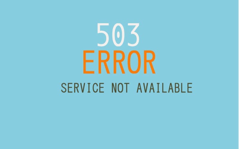 HTTP 503. Service Unavailable Handling | by Visualmodo | Medium