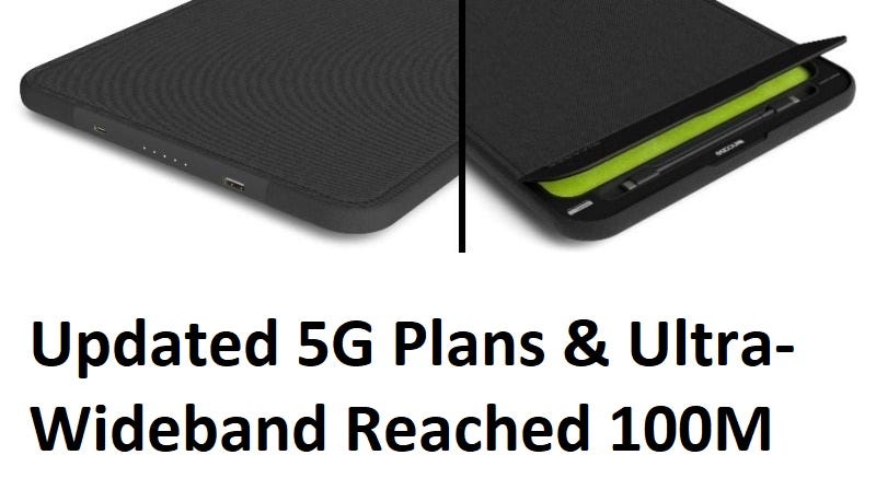 This Month Verizon Updated 5G Plans & Ultra-Wideband Reached 100M | by Marcoblaze | Medium