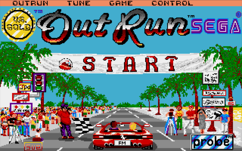 OutRun. Driving away from the 8-bit era… | by Iain Mew | Medium