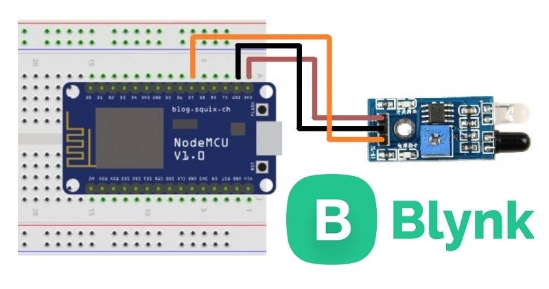 Sensor infrared with Blynk. Smart Parking dengan Nodemcu dan Sensor ...