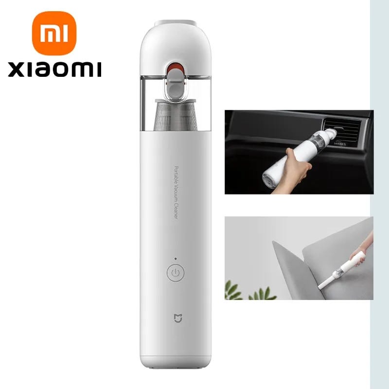 Hot Review! XIAOMI MIJIA Handheld Portable Vacuum Cleaner For Home Wireless Vacuum Cleaners For ...
