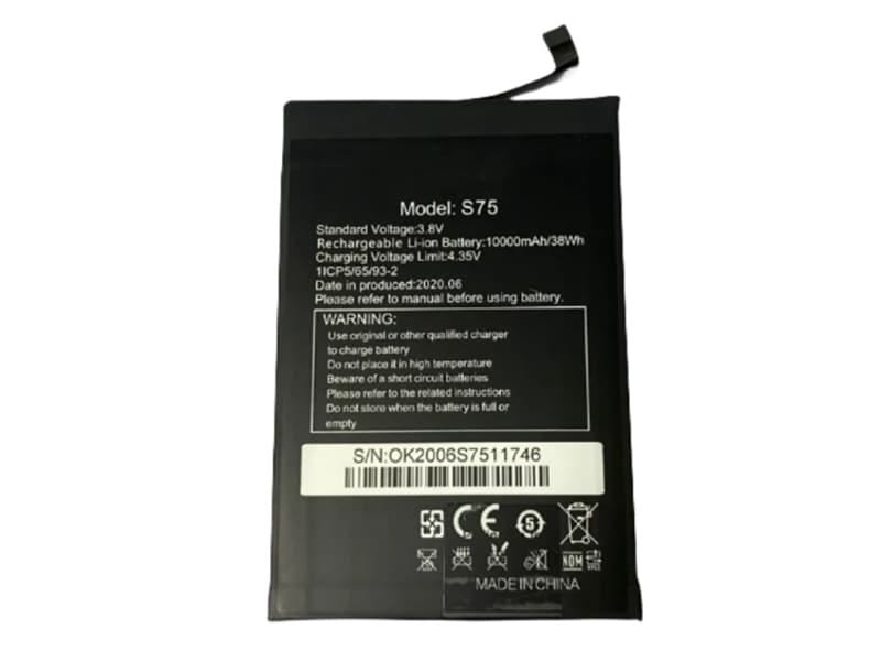 High Quality OUKITEL S75 10000mAh/38WH 3.8V Smartphone battery | by ...