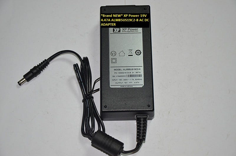 *Brand NEW* AC100–240V AC DC ADAPTER 19V 4.47A XP Power ALM85US19C2–8 ...