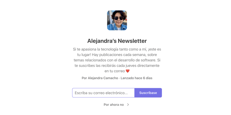 De Vuelta a las Letras: Mi Nuevo Newsletter 💜 - Alejandra Camacho - Medium