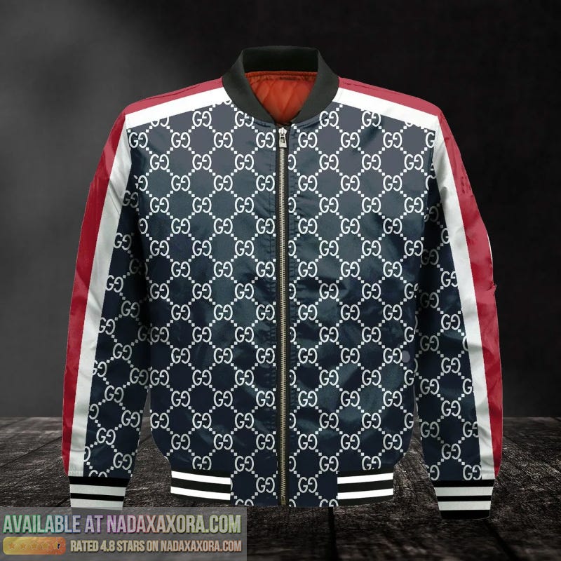 Gucci Navy Jacket Luxury Brand Clothing Clothes Outfit For Men Outfit ...