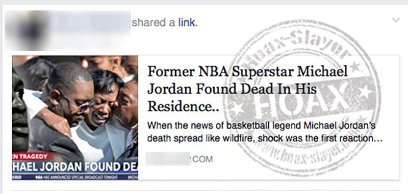 Fake News: Michael Jordan tragic heart attack | by Ashley Erazo | Medium