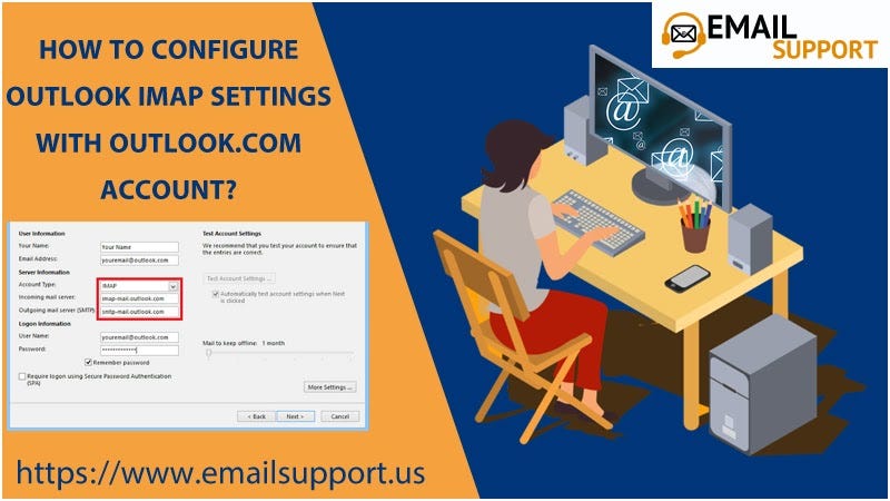 How To Configure Outlook IMAP Settings With Outlook.com account | by ...