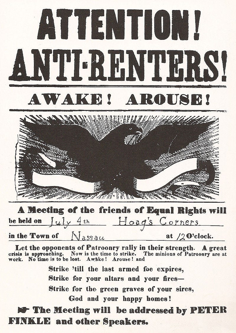 The Anti-Rent War: The Tenants’ Revolt in Upstate New York (1839–1845 ...