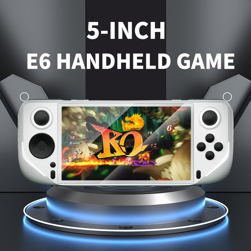 Immerse Yourself in Retro Gaming Paradise: The E6 Handheld Game Console ...