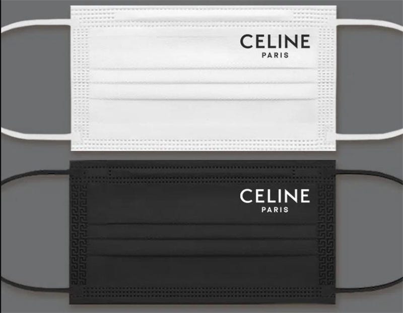 Luxury Celine disposable mask Dior washable mask muffler | by Zizimasks ...