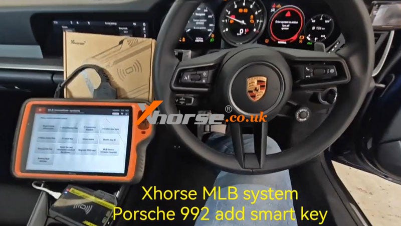 Xhorse Key Tool Plus + MLB Tool Add Porsche 992 Smart Key OK | by Auto ...