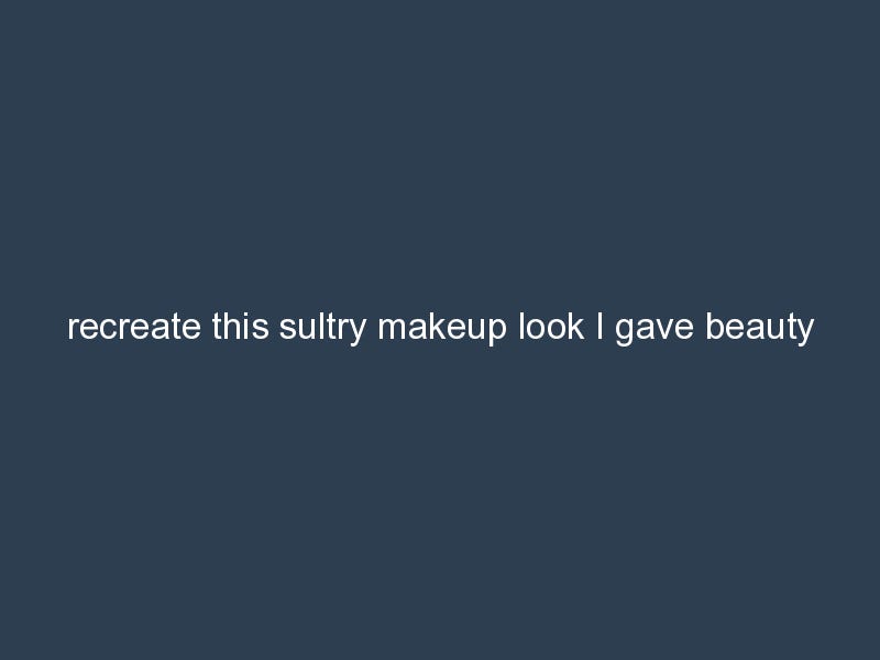 recreate this sultry makeup look I gave beauty girl Mindy Kaling | by ...