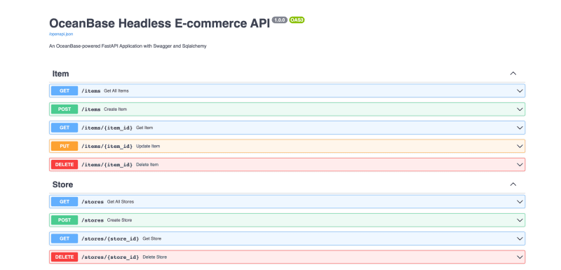 Building a headless e-commerce app using OceanBase and Python | by Wayne S. | OceanBase Database ...
