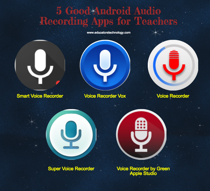 Five Good Android Audio Recording Apps For Teachers | by My Two Cents ...