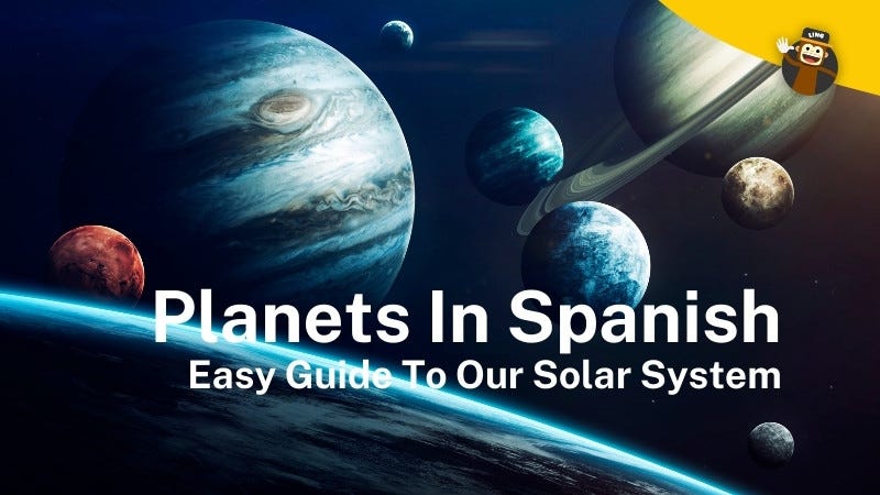 Solar System Planets With Names In Spanish