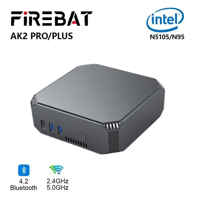 Best Deals! FIREBAT AK2 PLUS PRO MiniPC Intel N95 N5105 Dual Band WiFi5 ...
