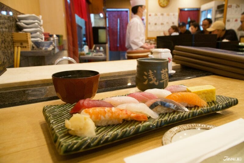 Try Halal Sushi in Tokyo: Asakusa Sushi Ken | by JAPANKURU | Medium