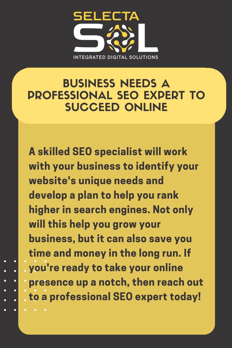 Why Your Business Needs a Professional SEO Expert to Succeed Online ...