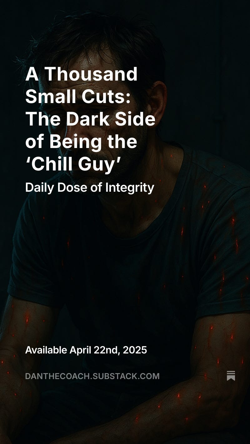 A Thousand Small Cuts: The Dark Side of Being the ‘Chill Guy’ | by ...