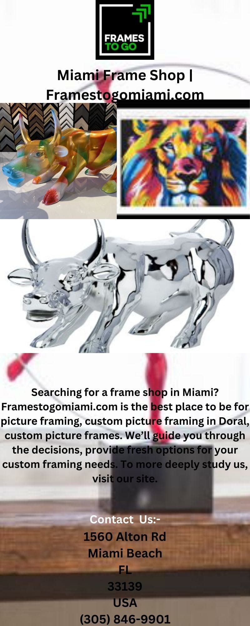 Miami Frame Shop | Framestogomiami.com - Zanegreen - Medium