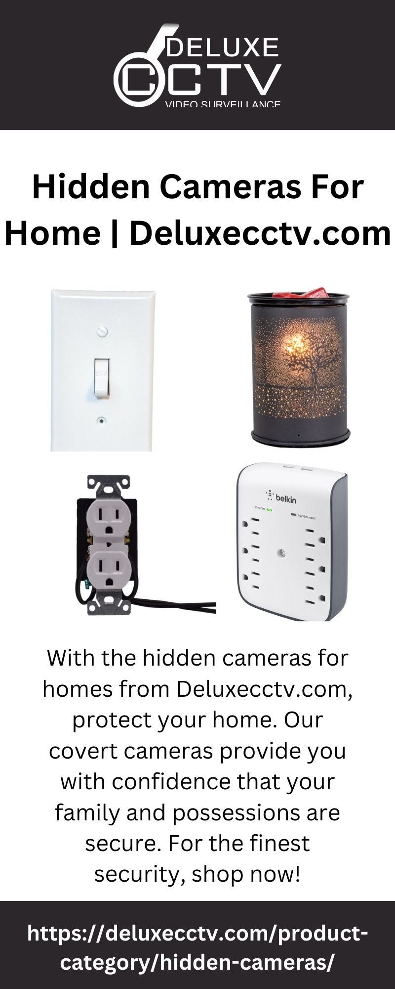 Hidden Cameras For Home | Deluxecctv.com - Deluxe Cctv - Medium