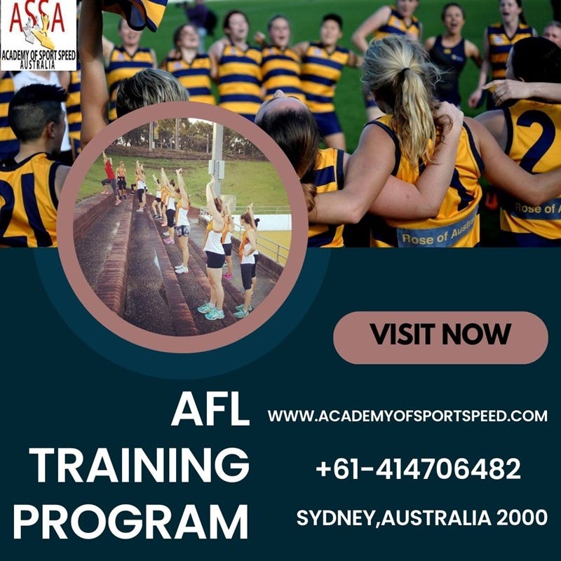 AFL Training Program in Sydney | Academy of Sport Speed Australia ...