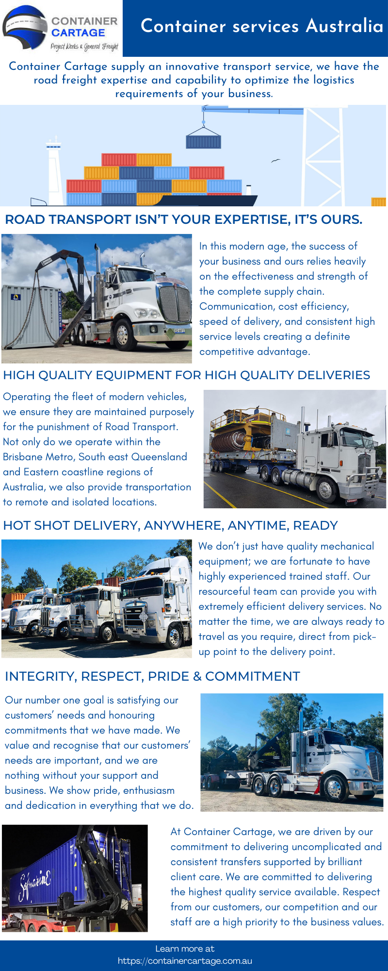 Container services Australia - Container Cartage - Medium