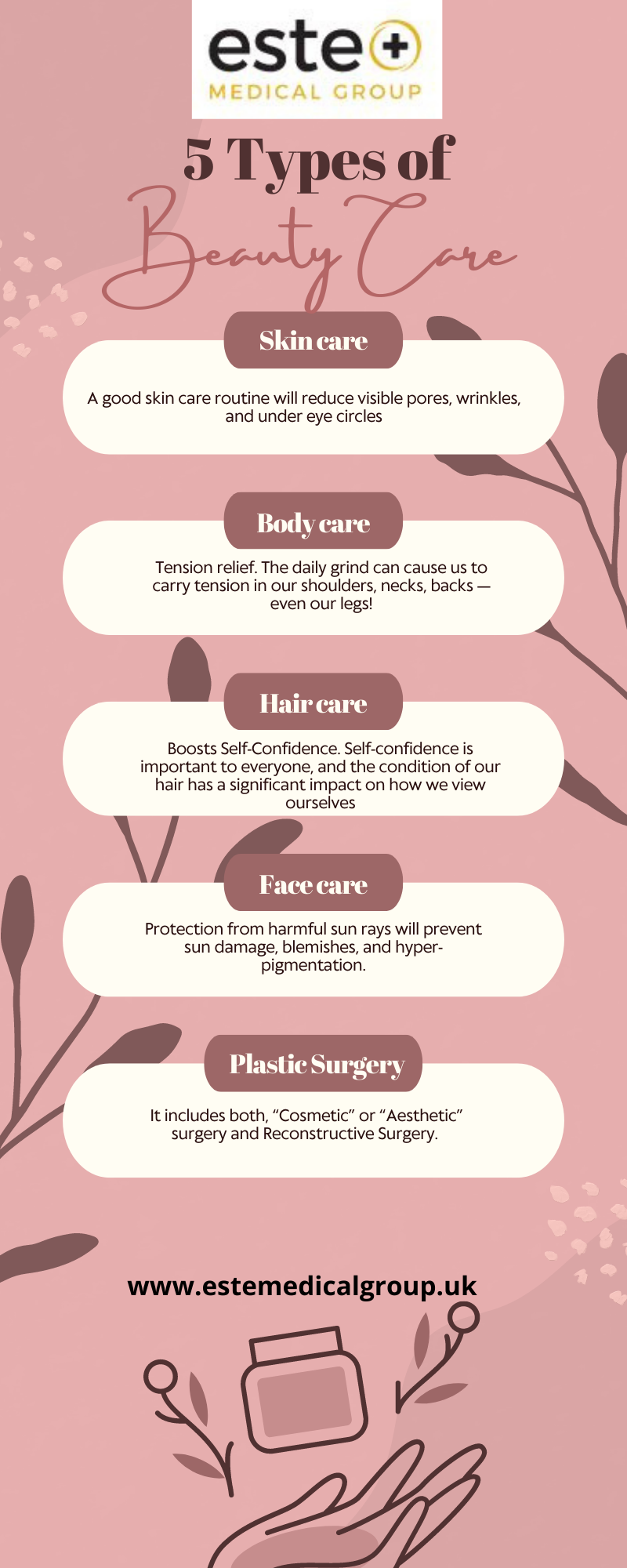 5 Types OF beauty Care - Este Medical Group - Medium