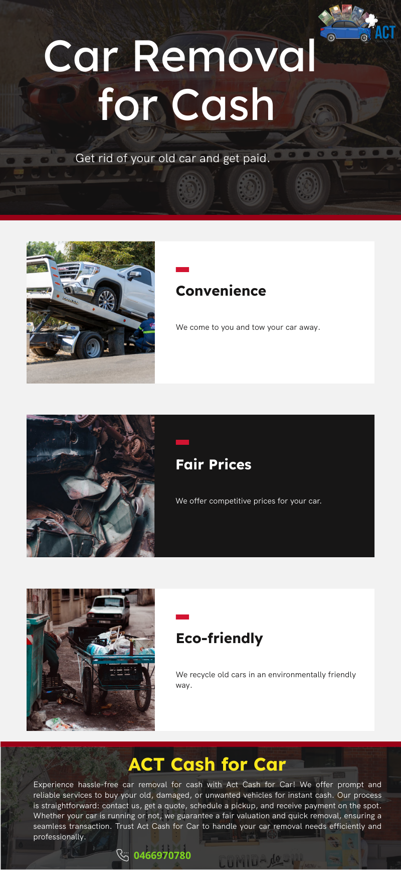 Efficient Car Removal for Cash Services - Actcash Forcar - Medium