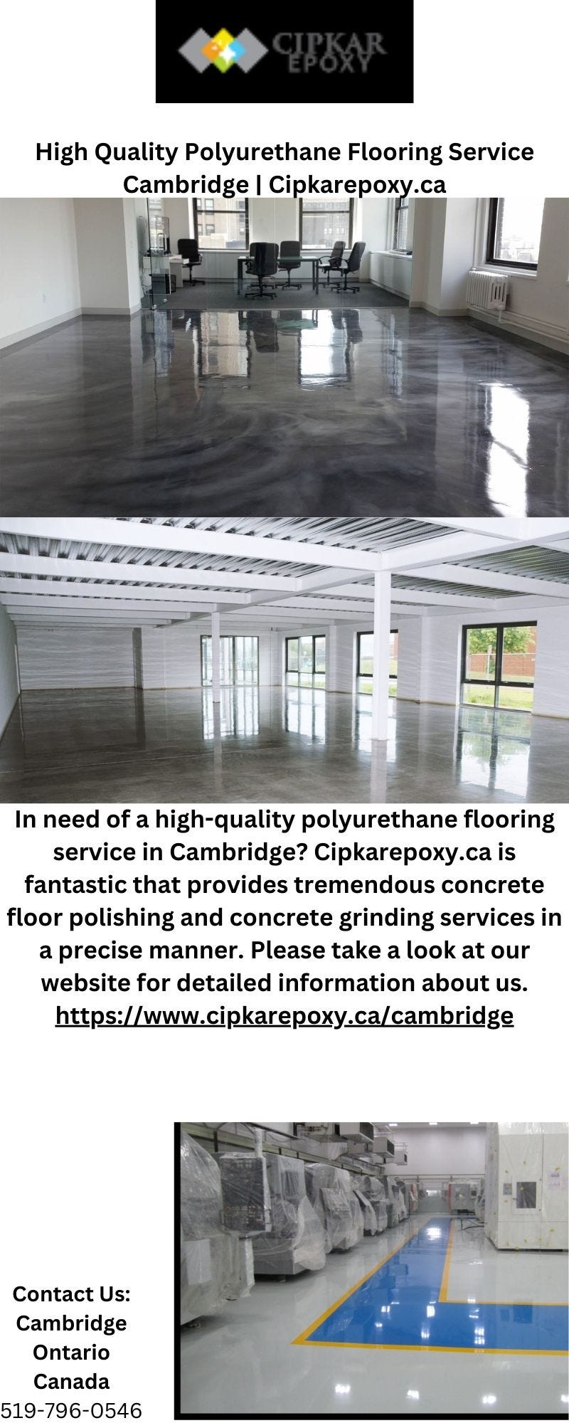 High Quality Polyurethane Flooring Service Cambridge | Cipkarepoxy.ca ...
