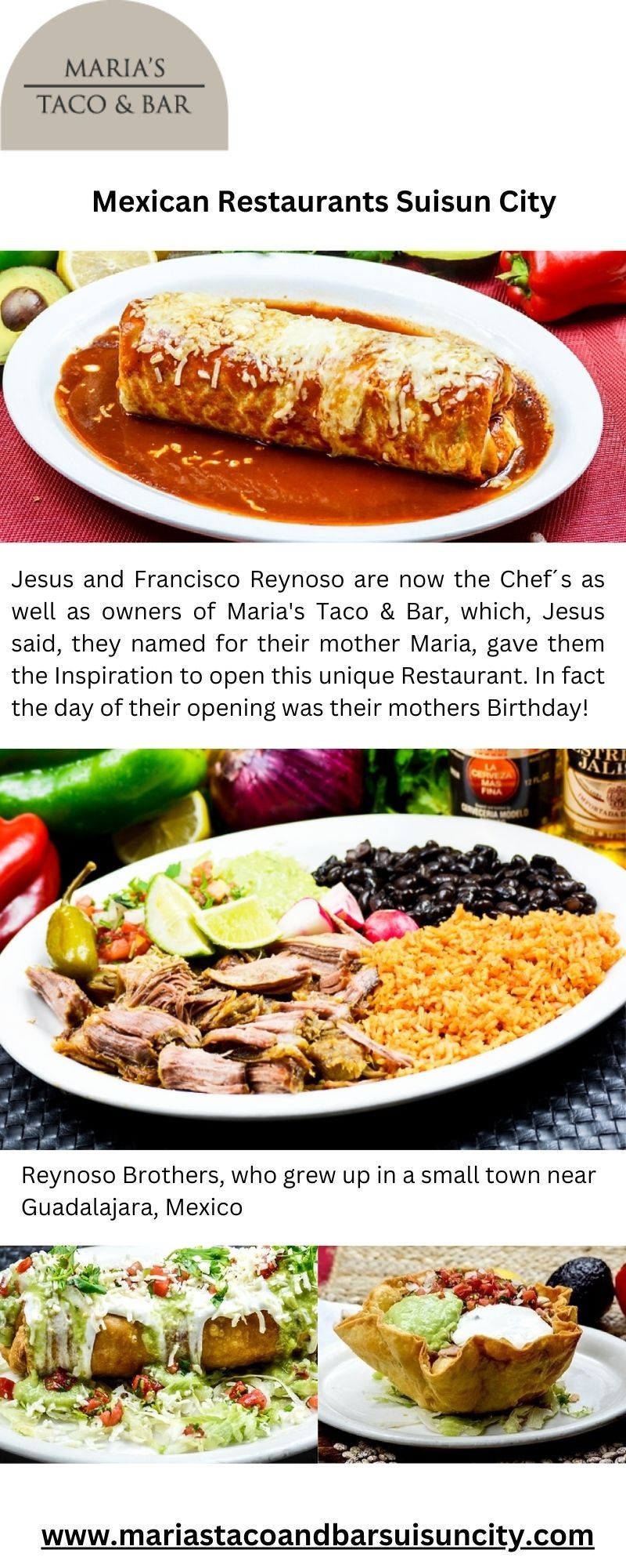 Mexican Restaurants Suisun City — Maria’s Taco and Bar ...