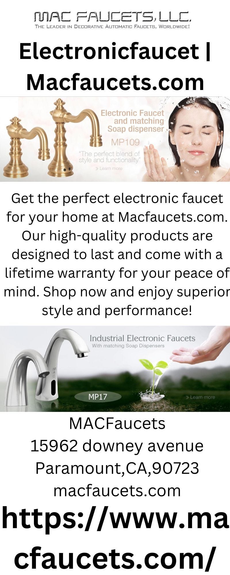 Electronicfaucet | Macfaucets.com - Macfaucets - Medium