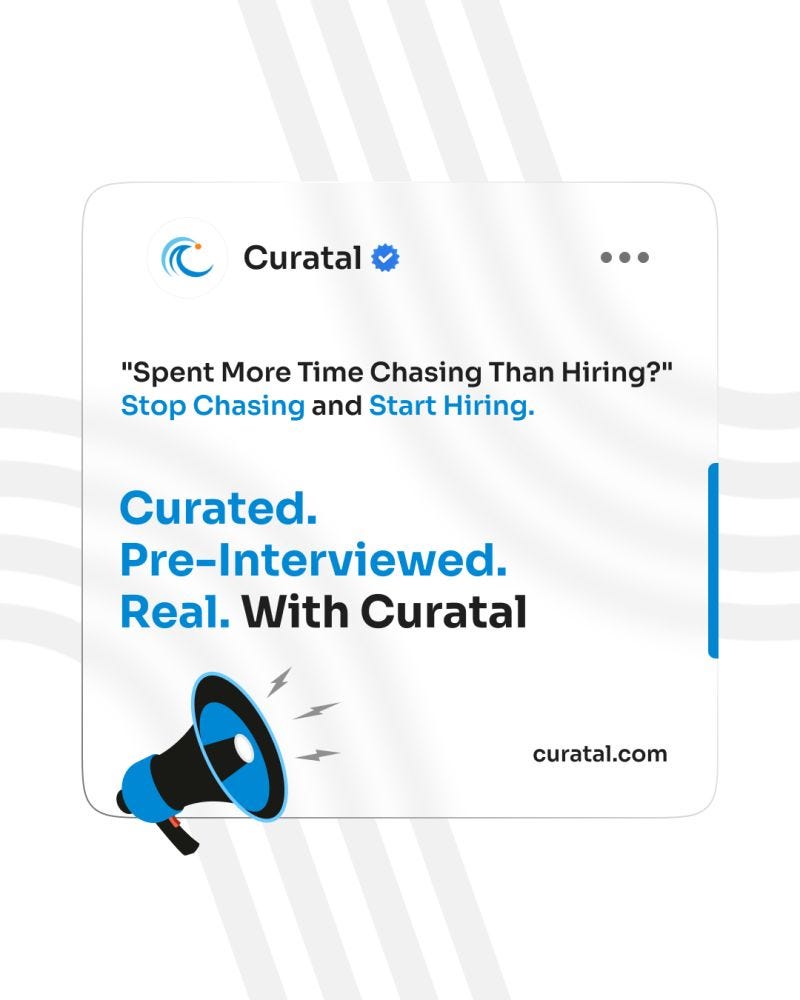 “I Spent More Time Filtering Than Hiring.” | by Curatal Pvt Ltd | Apr ...