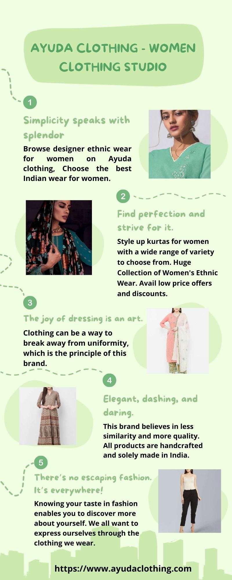 “Let your style speak for itself.” We aim to craft apparels you would ...