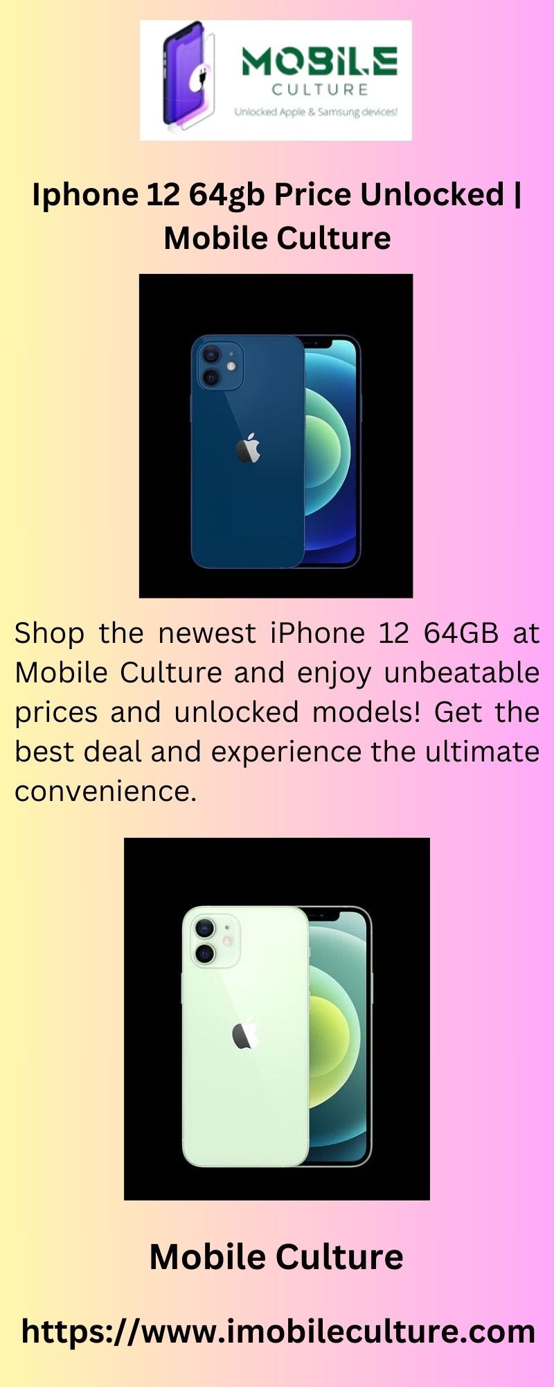 Iphone 12 64gb Price Unlocked | Mobile Culture - Mobileculture - Medium