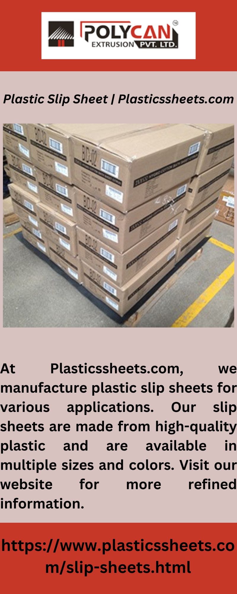Plastic Slip Sheet | Plasticssheets.com - Polycanextrusion - Medium