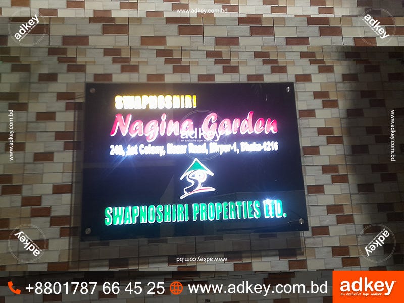 Nameplate bd LED Sign bd LED Sign Board Neon Sign bd Shop Sign led profile box Neon Sign Board ...