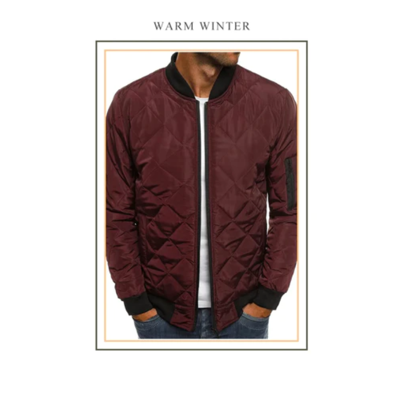 Buy Solid Color Padded Jacket At Reasonable Prices - Beronia USA - Medium