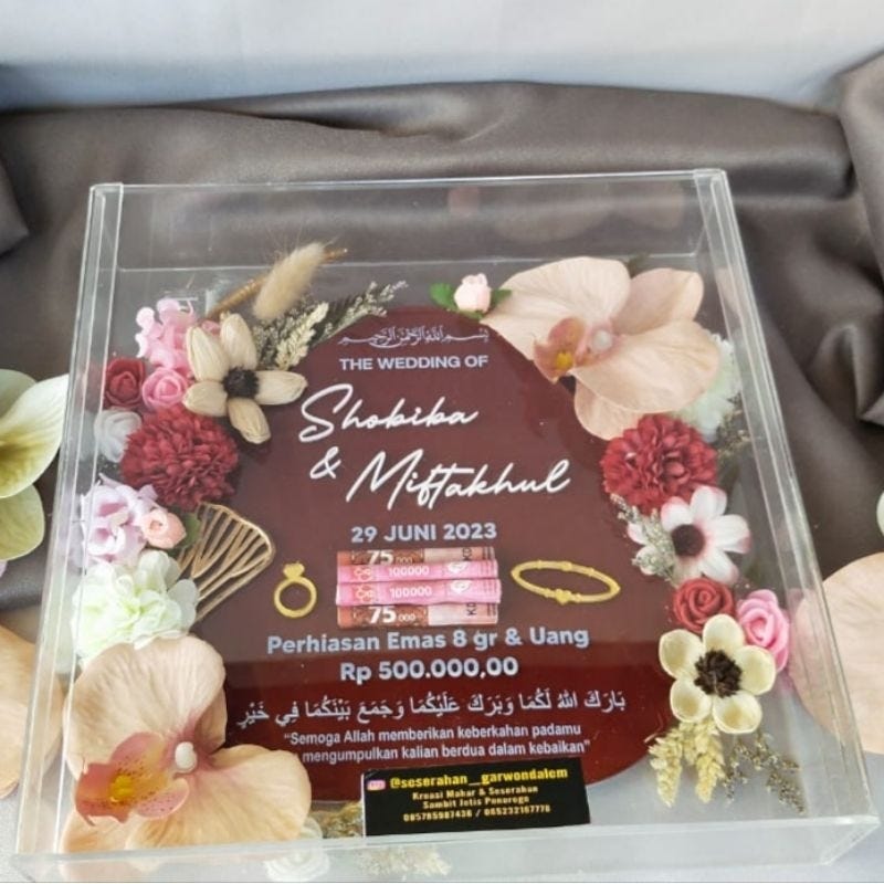 0858–1459–8722 (TERMURAH), Tempat Box Mahar Akrilik Kabupaten Tuban ...