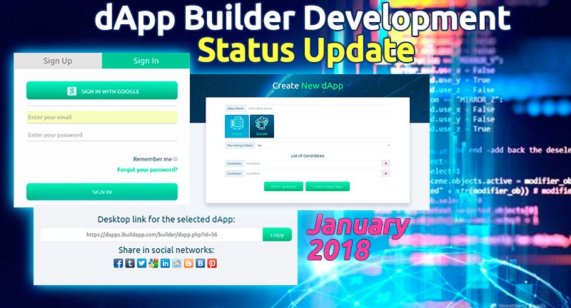 January 2018 dApp Builder Development Status Update | by Rafael Soultanov | Ethereum dApp ...