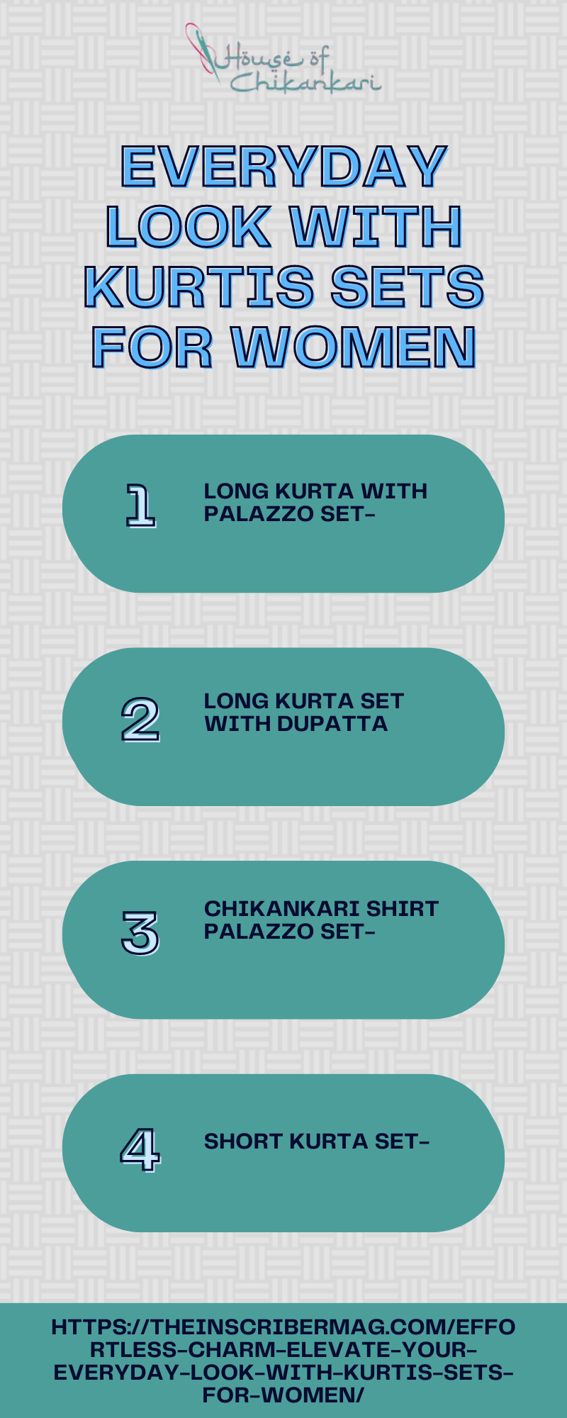 EVERYDAY LOOK WITH KURTIS SETS FOR WOMEN - Nate - Medium