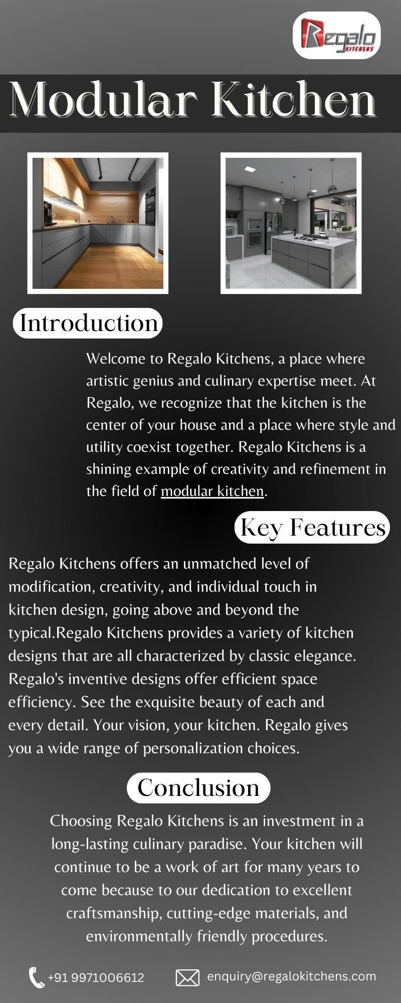 Modular Kitchen | Regalo Kitchens - Regalo Kitchens - Medium