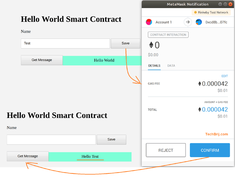 Building ‘Hello World’ Dapp on Ethereum | by Brij Mohan | Medium