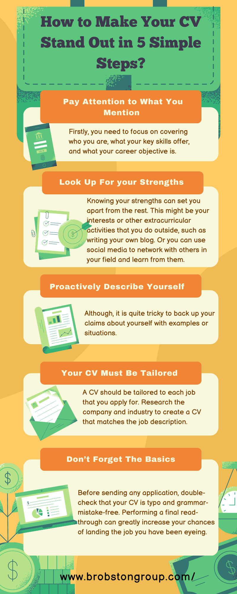 How to Make Your CV Stand Out in 5 Simple Steps? - Brobston Group - Medium